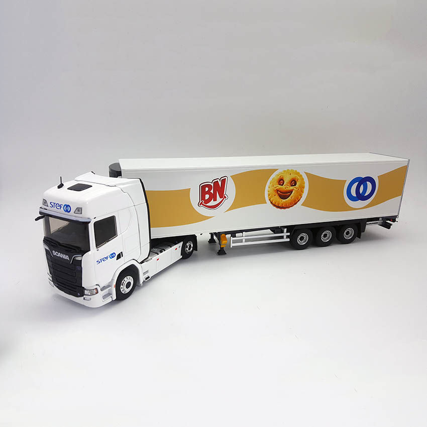 Scania 770 S V8 tracteur + remorque frigo STEF BN